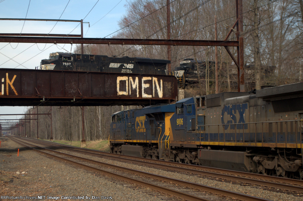 CSX Q034-12 under NS 60Z